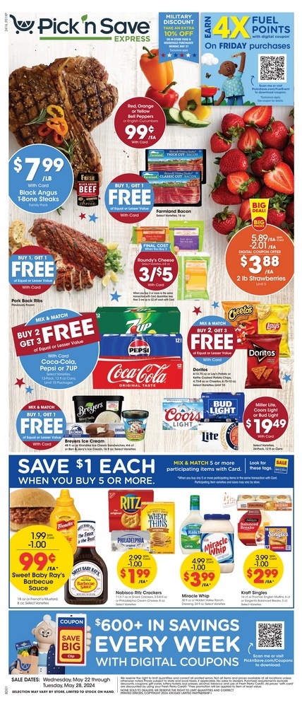 Pick 'n Save Weekly Ad May 22 – May 28, 2024