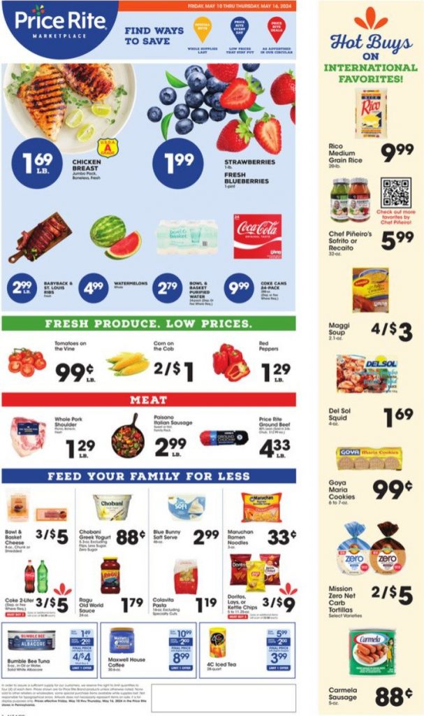 Price Rite Weekly Ad May 10 – May 16, 2024 (Mother's Day Promotion ...