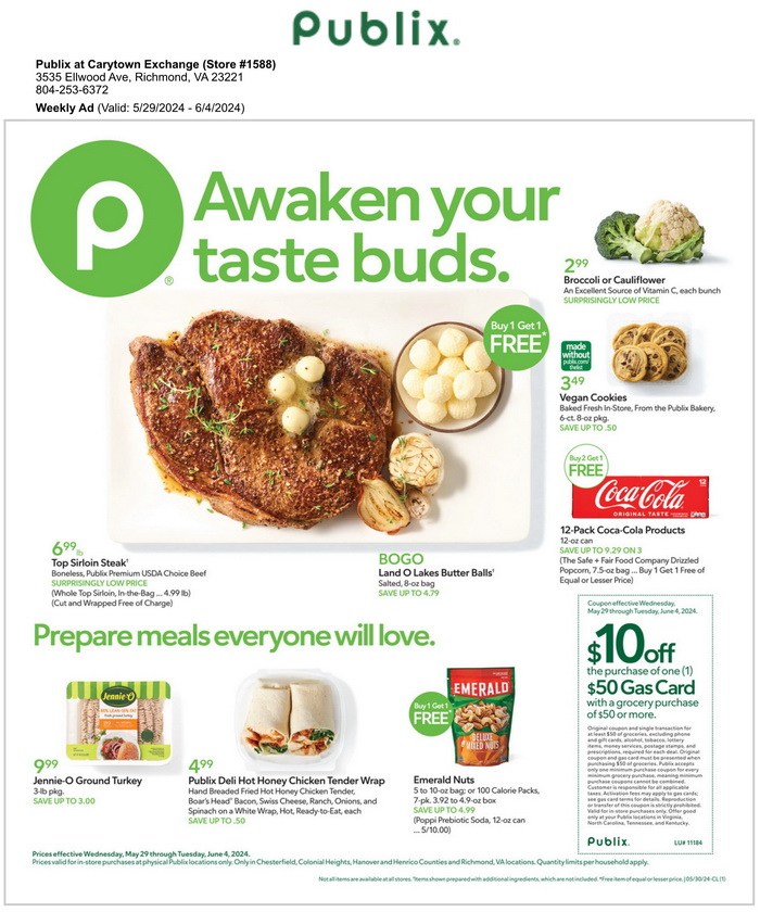 Publix Weekly Ad May 29 – Jun 04, 2024
