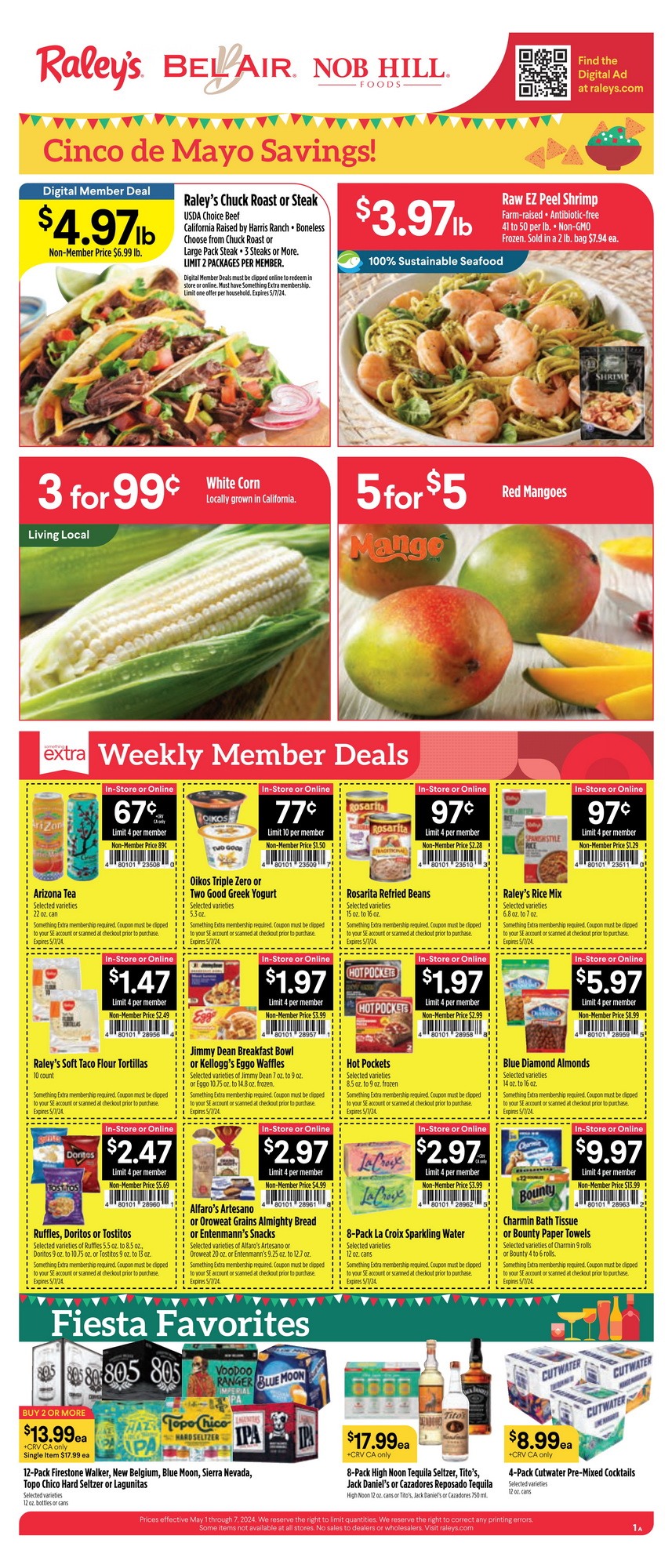 Raley's Weekly Ad May 01 – May 07, 2024
