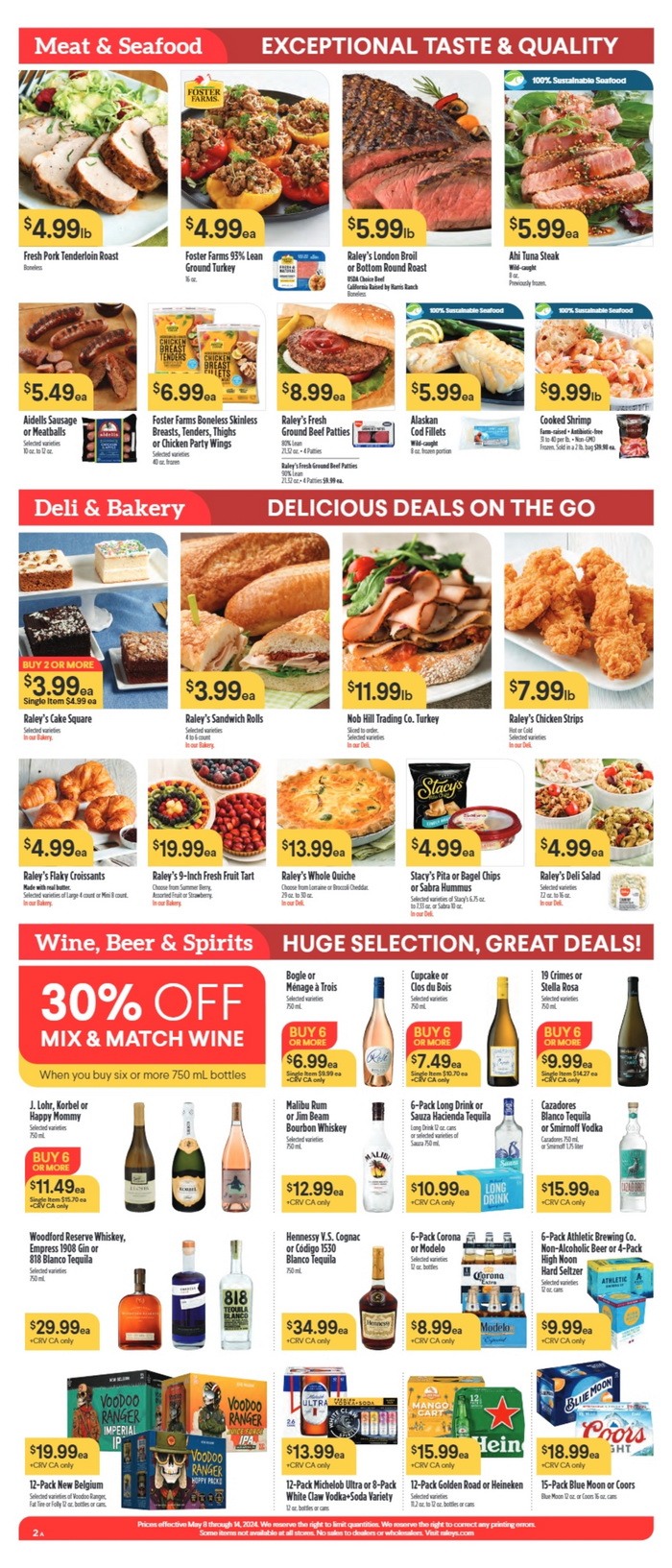 Raley's Weekly Ad May 08 – May 14, 2024 (Mother's Day Promotion Included)