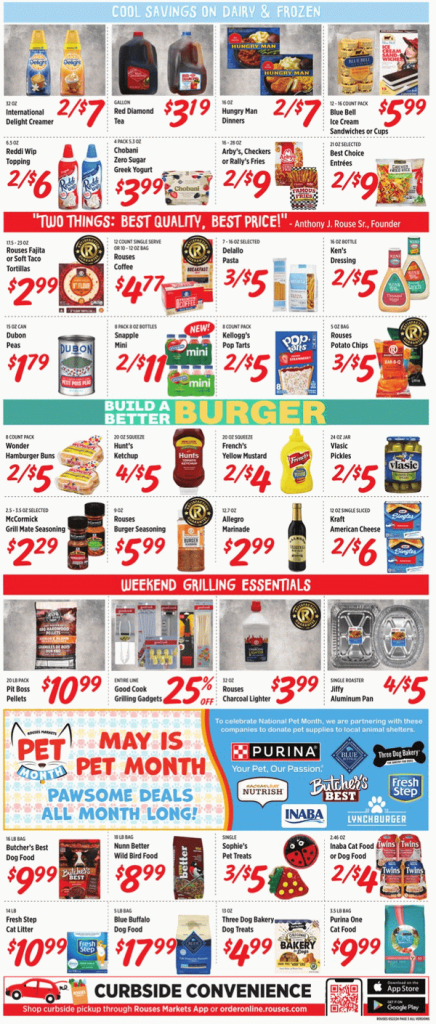 Rouses Weekly Ad May 22 – May 29, 2024 (Memorial Day Promotion Included)