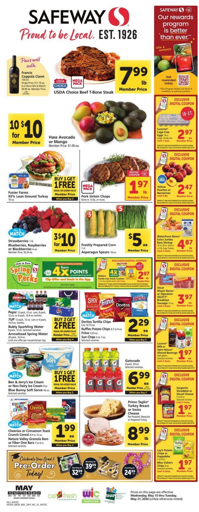 Safeway Weekly Ad May 15 – May 21, 2024