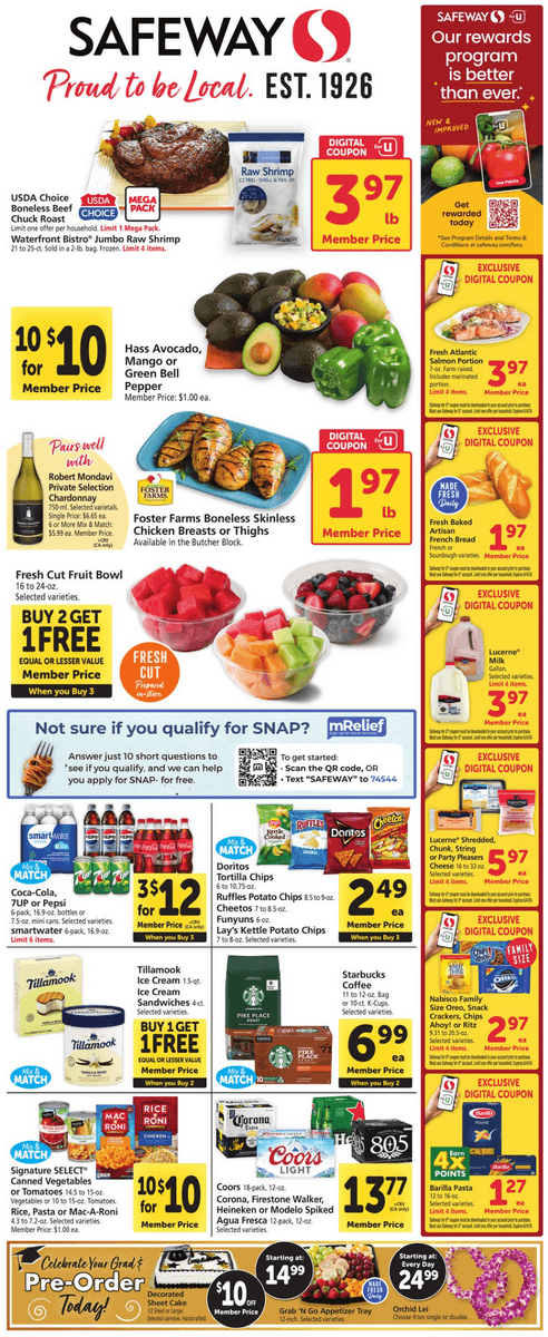 Safeway Weekly Ad May 29 – Jun 04, 2024