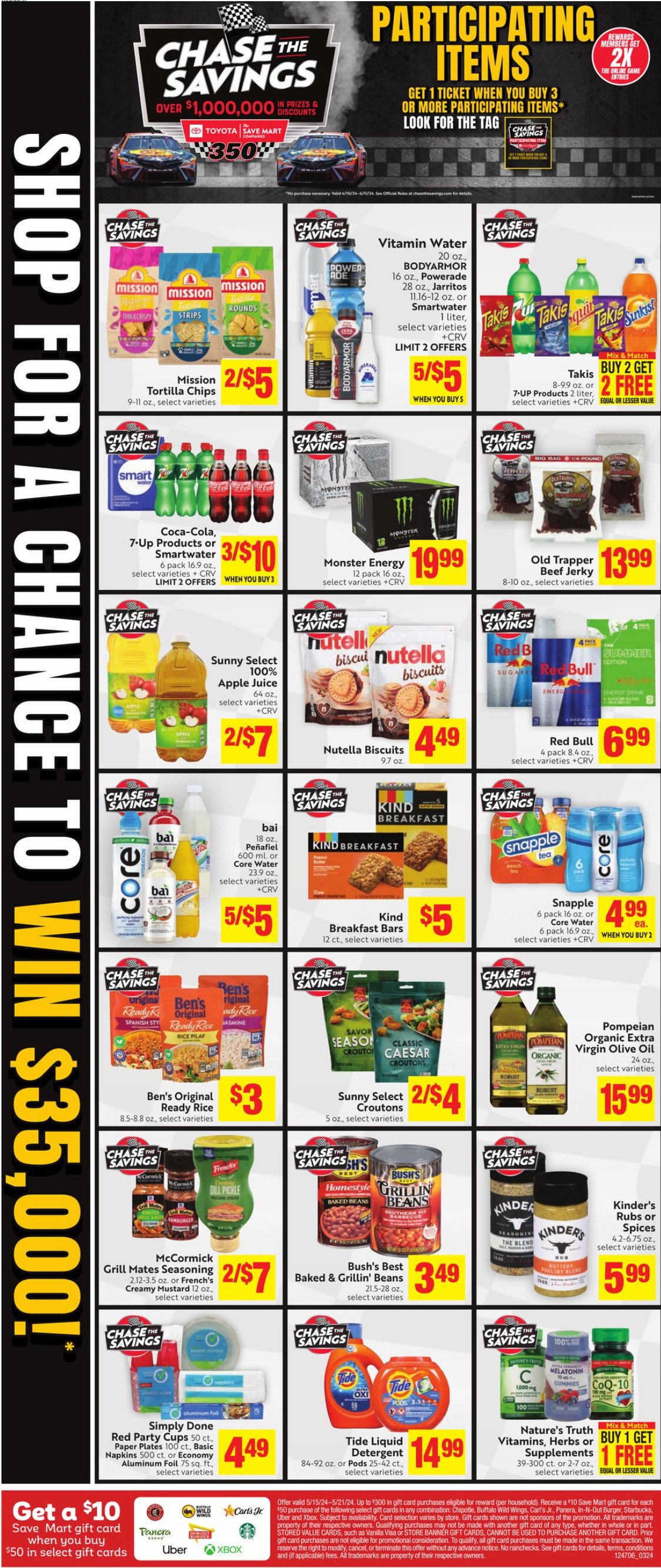 Save Mart Supermarkets Weekly Ad May 15 – May 21, 2024