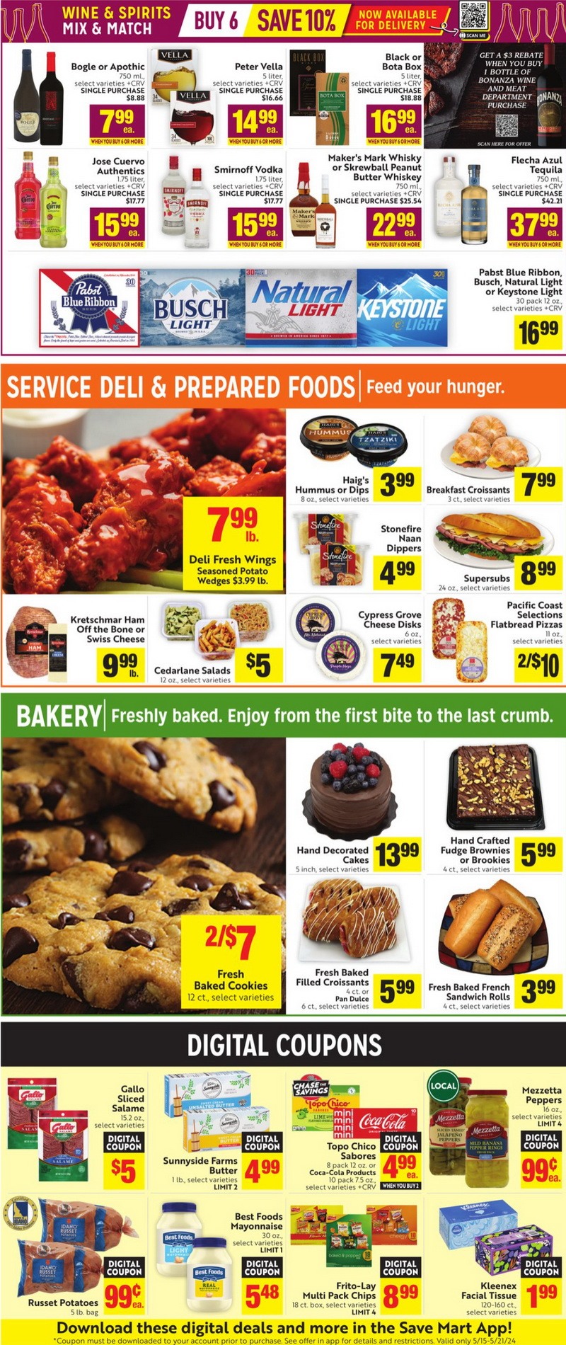 Save Mart Supermarkets Weekly Ad May 15 – May 21, 2024