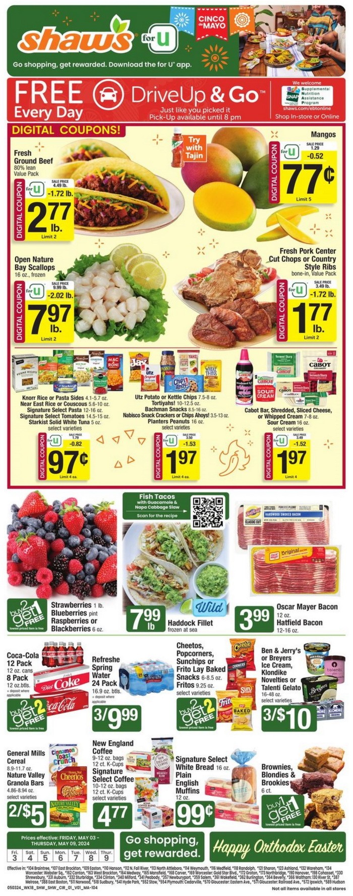 Shaw's Weekly Ad May 03 – May 09, 2024