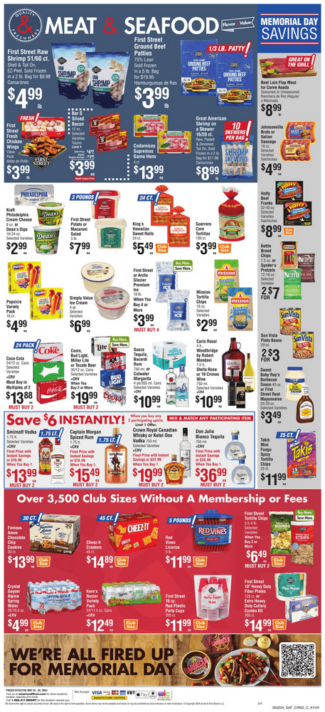 Smart & Final Weekly Ad May 22 – May 28, 2024 (Memorial Day Promotion ...