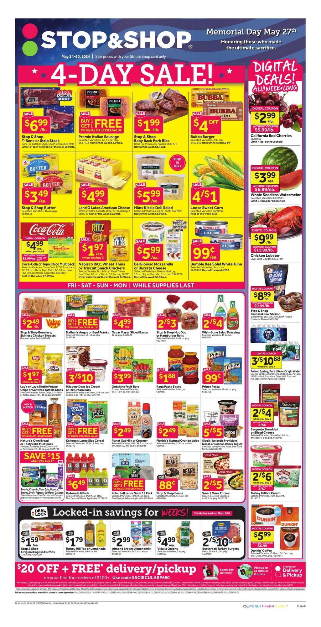 Stop & Shop Weekly Ad May 24 – May 30, 2024 (Memorial Day Promotion ...