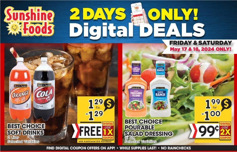 Sunshine Foods Weekly Ad May 15 – May 21, 2024