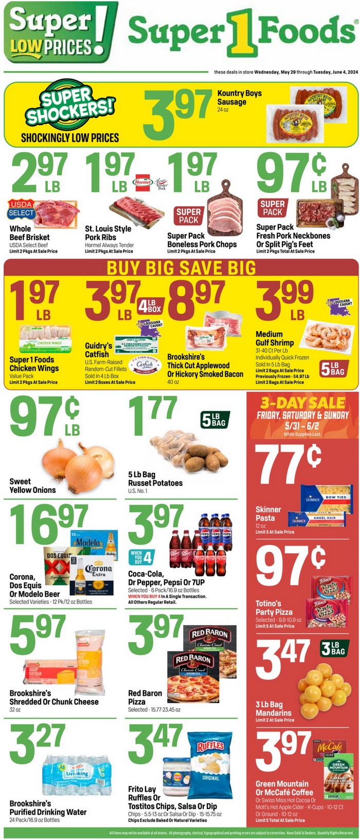 Super 1 Foods Weekly Ad May 29 – June 04, 2024