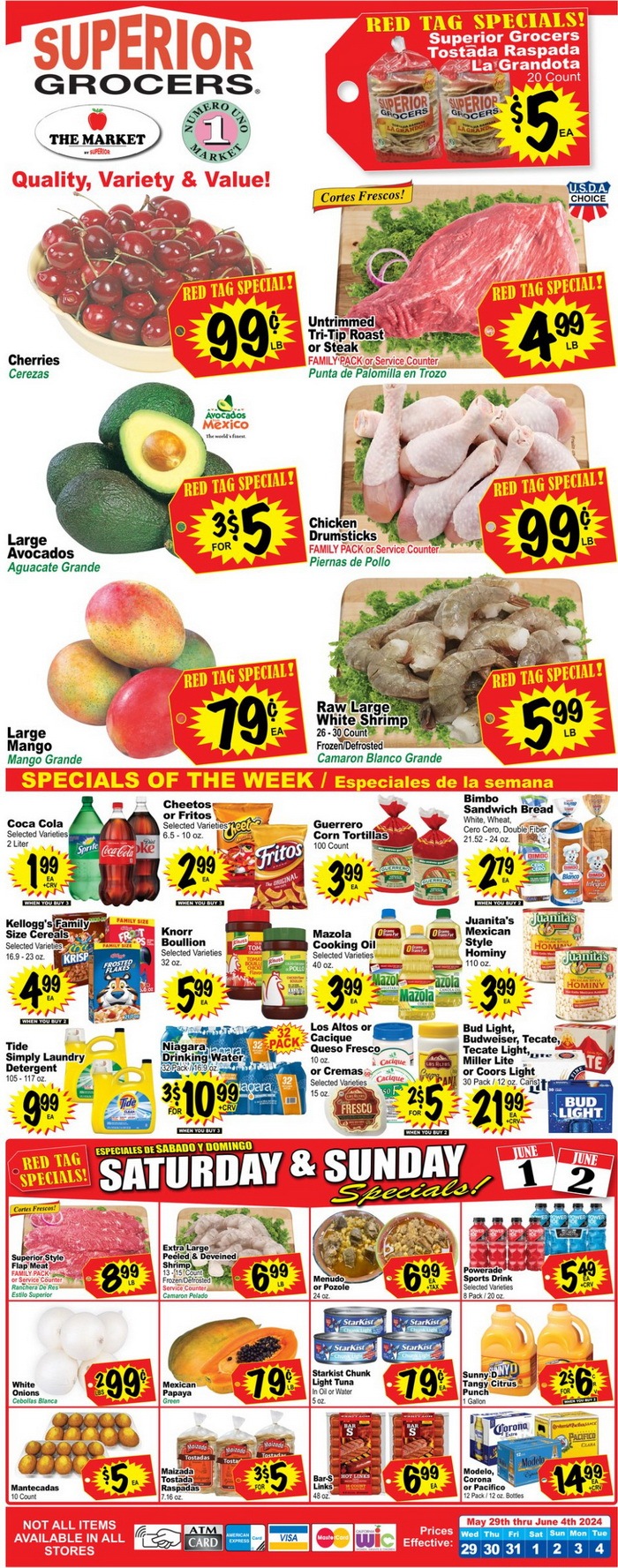 Superior Grocers Weekly Ad May 29 – Jun 04, 2024