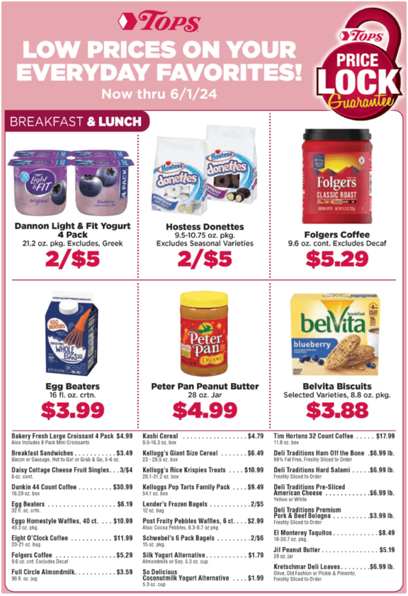 Tops Weekly Ad May 19 – May 25, 2024