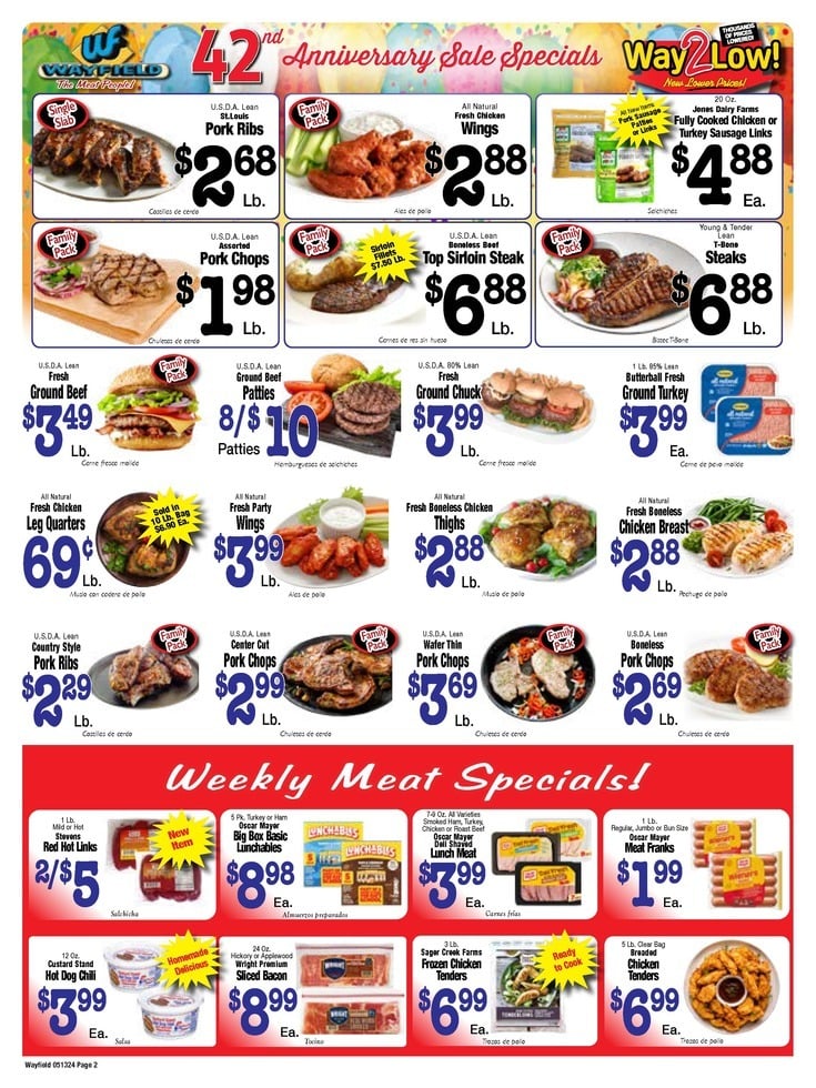Wayfield Foods Weekly Ad May 13 – May 19, 2024