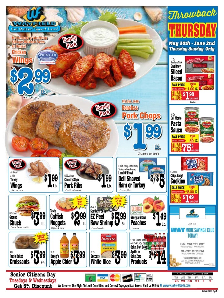 Wayfield Foods Weekly Ad May 28 – June 02, 2024
