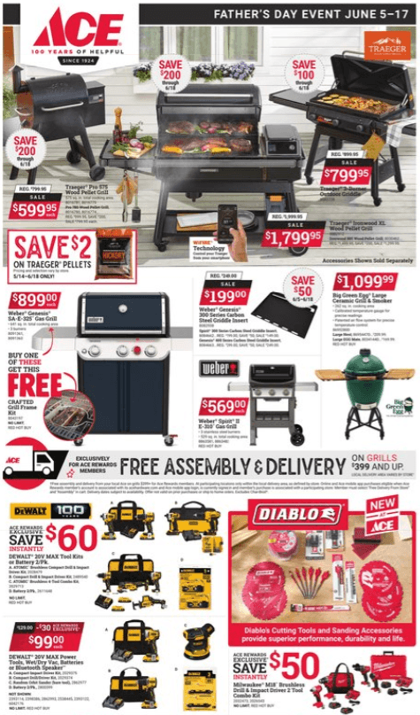 ACE Hardware Father's Day Ad Jun 05 – Jun 17, 2024