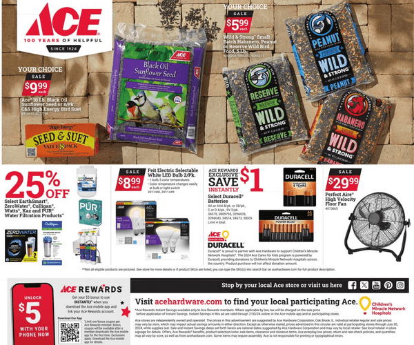 ACE Hardware Monthly Ad Jun 26 – Jul 30, 2024