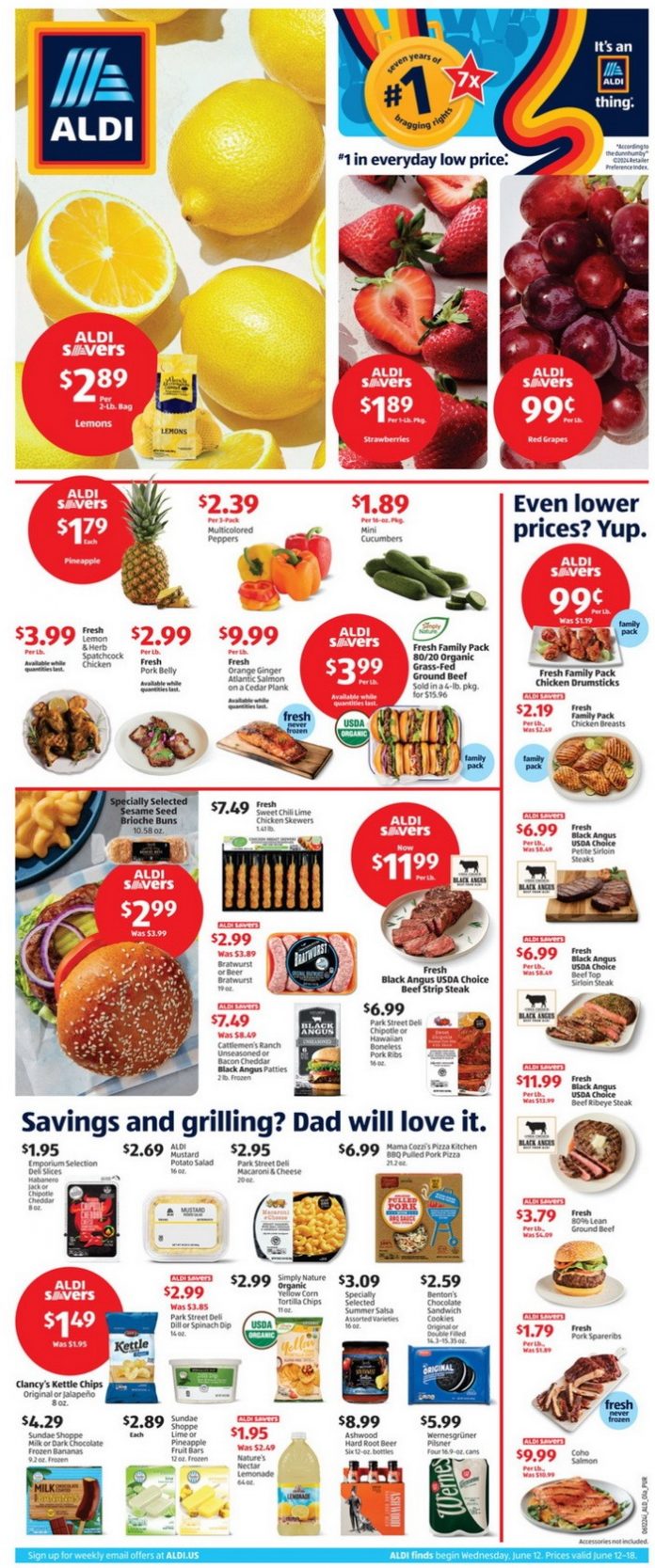 ALDI Weekly Ad Jun 12 – Jun 18, 2024 (Father's Day Promotion Included)