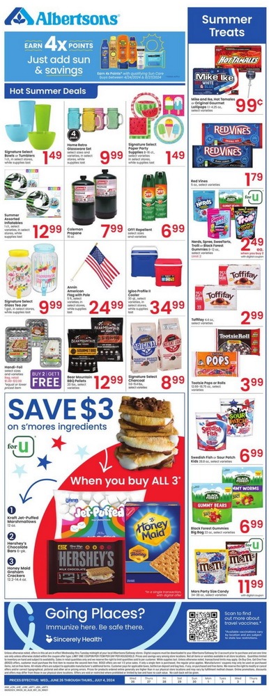 Albertsons Weekly Ad Jun 26 – Jul 04, 2024 (4th of July Promotion Included)