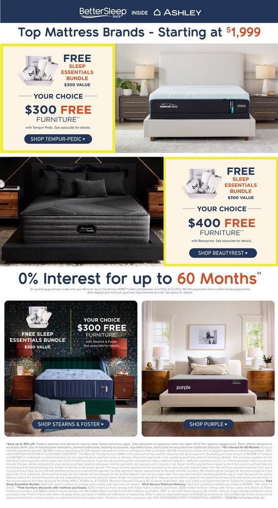 Ashley Furniture HomeStore Weekly Ad Jun 04 – Jun 10, 2024