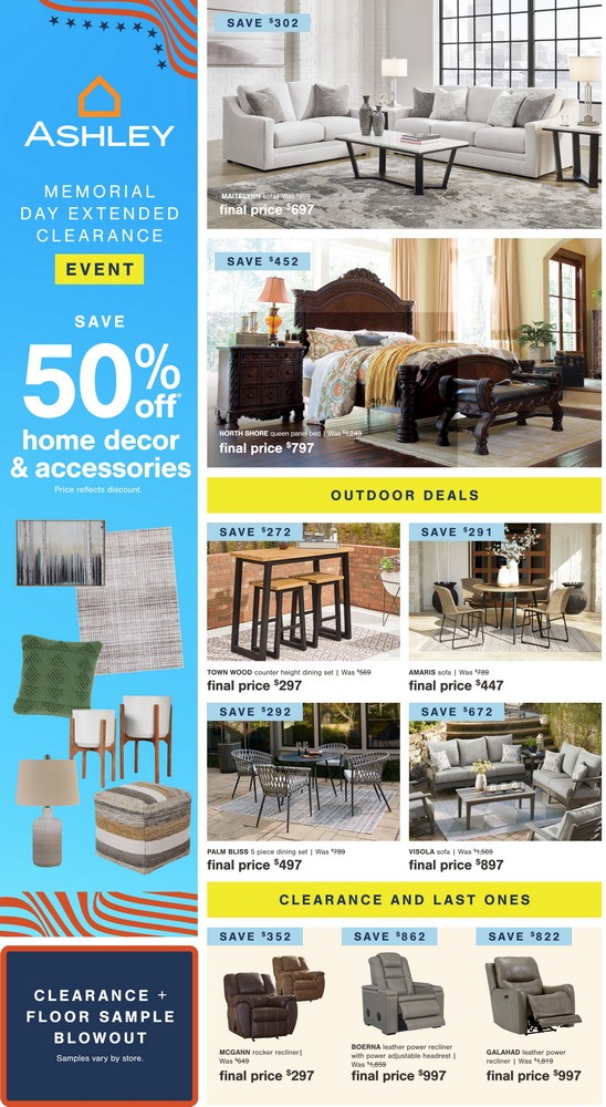Ashley Furniture HomeStore Weekly Ad Jun 04 – Jun 10, 2024