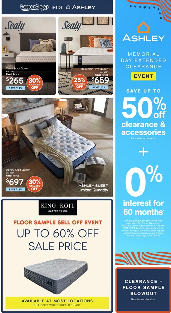 Ashley Furniture HomeStore Weekly Ad Jun 04 – Jun 10, 2024