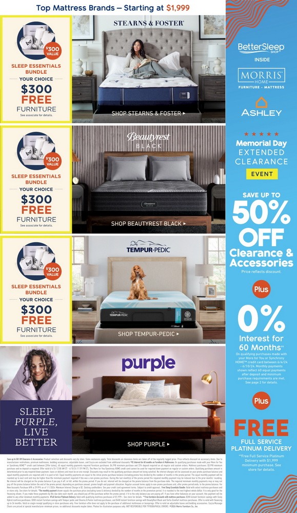Ashley Furniture HomeStore Weekly Ad Jun 04 – Jun 10, 2024