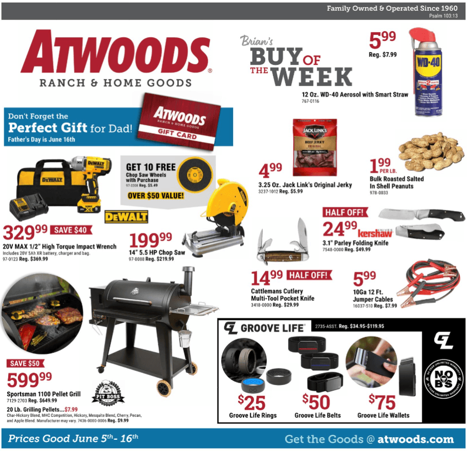 Atwoods Weekly Ad Jun 05 – Jun 16, 2024