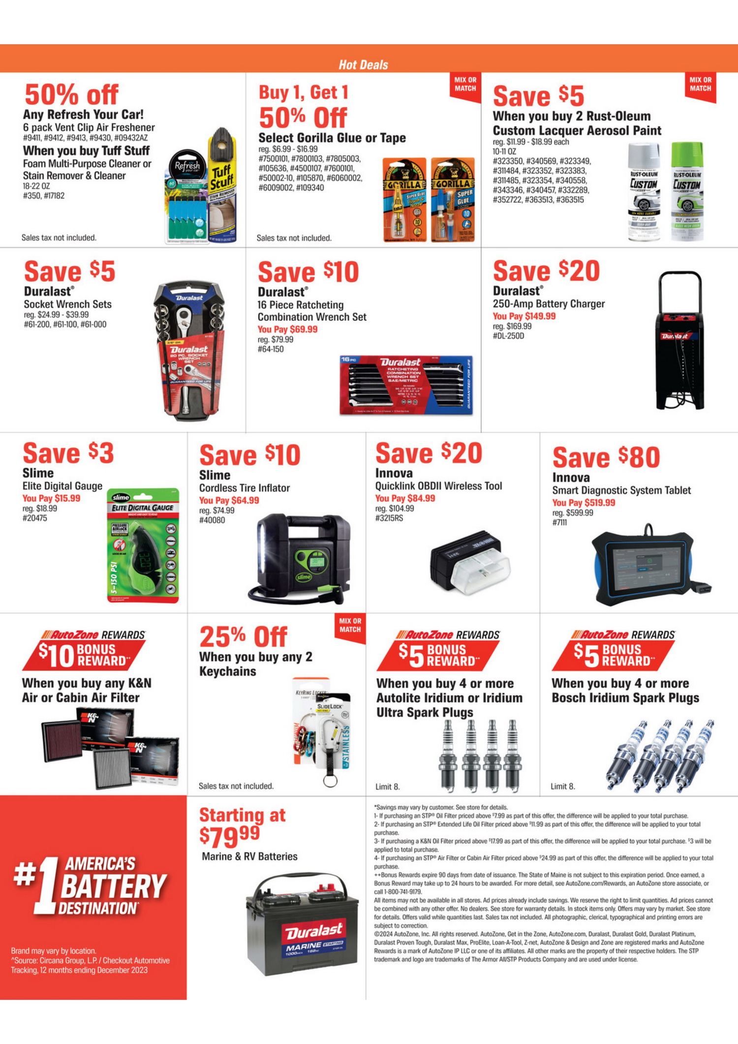 AutoZone Monthly Ad Jun 25 – Jul 4, 2024