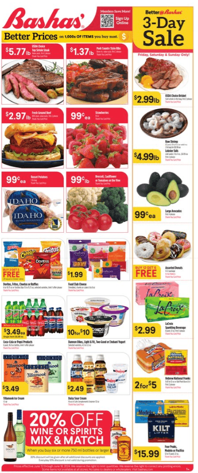 Bashas Weekly Ad Jun 12 – Jun 18, 2024 (Father's Day Promotion Included)