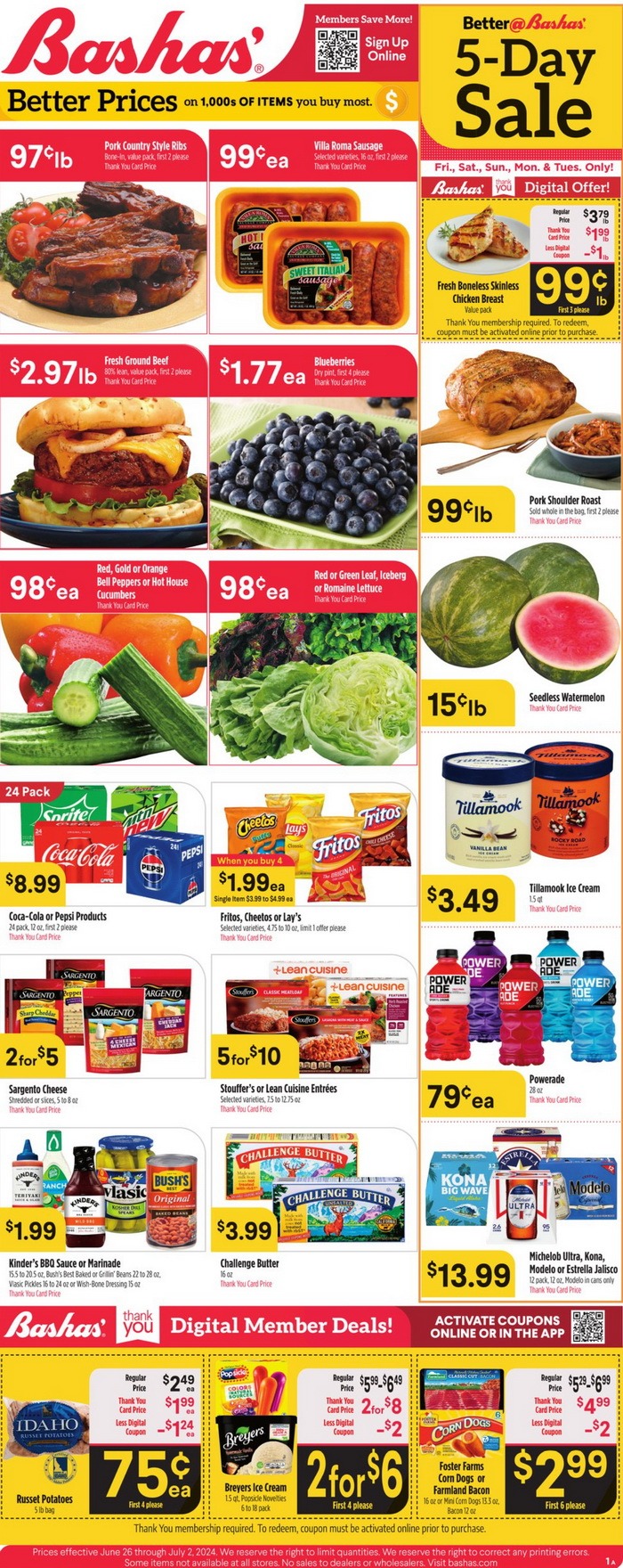 Bashas Weekly Ad Jun 26 – Jul 02, 2024