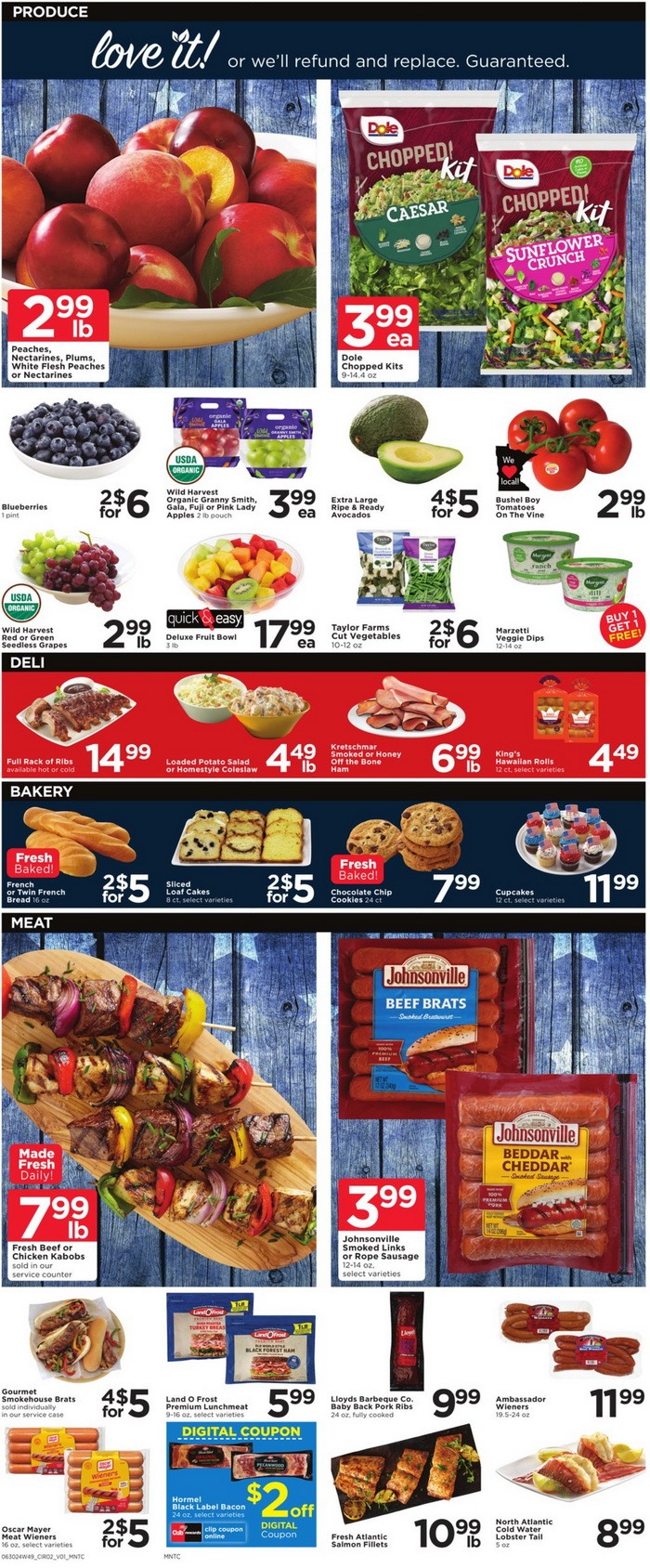 Cub Foods Weekly Ad June 30 – July 06, 2024 (4th of July Promotion Included)