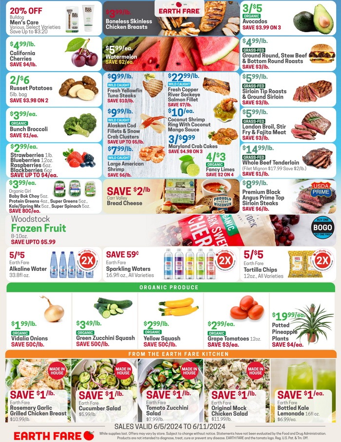 Earth Fare Weekly Ad Jun 05 – Jun 11, 2024