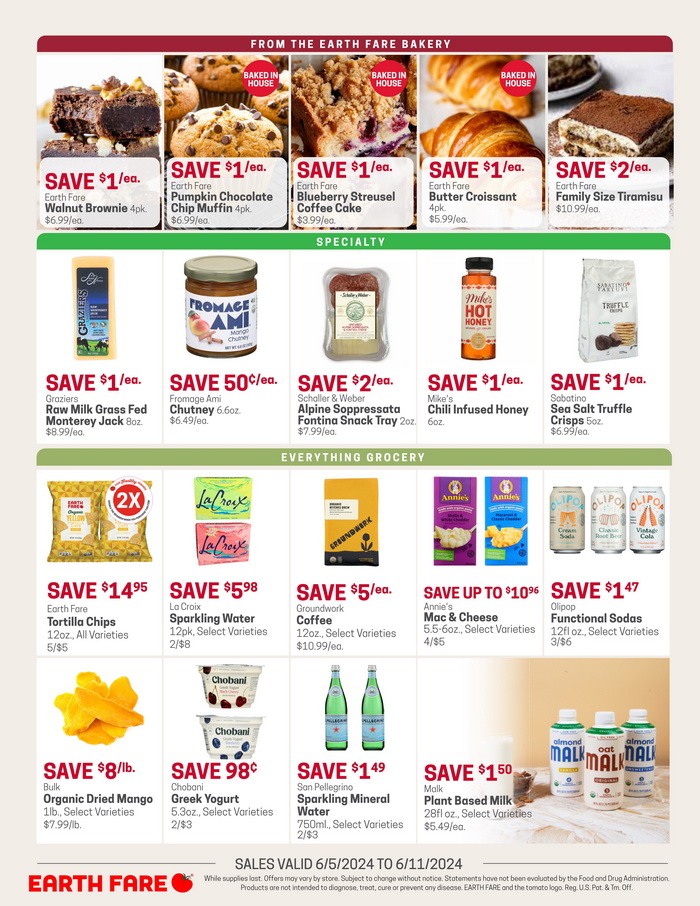 Earth Fare Weekly Ad Jun 05 – Jun 11, 2024