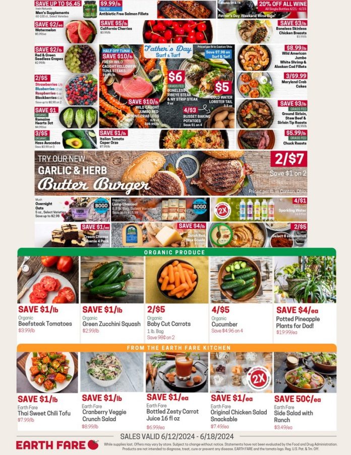 Earth Fare Weekly Ad Jun 12 – Jun 18, 2024 (Father's Day Promotion ...
