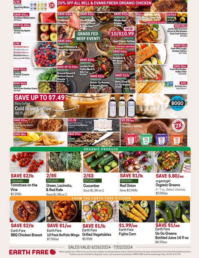 Earth Fare Weekly Ad Jun 26 – Jul 02, 2024