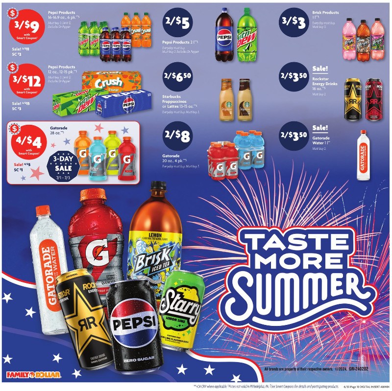 Family Dollar Weekly Ad June 30 – July 06, 2024 (4th of July Promotion Included)