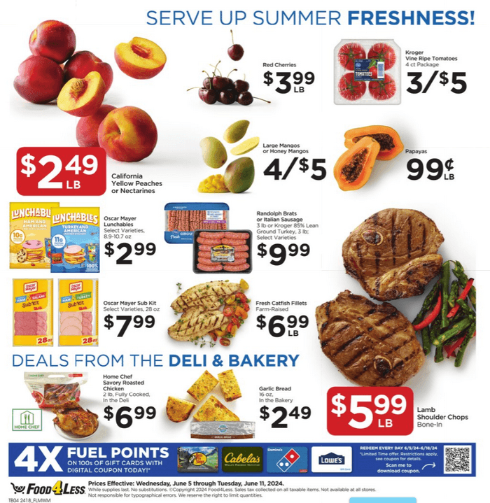 Food 4 Less Weekly Ad Jun 05 – Jun 11, 2024