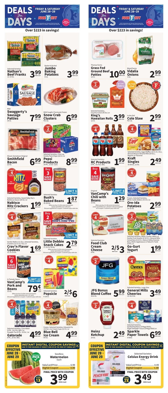 Food City Weekly Ad June 26 – July 02, 2024 (4th Of July Promotion ...