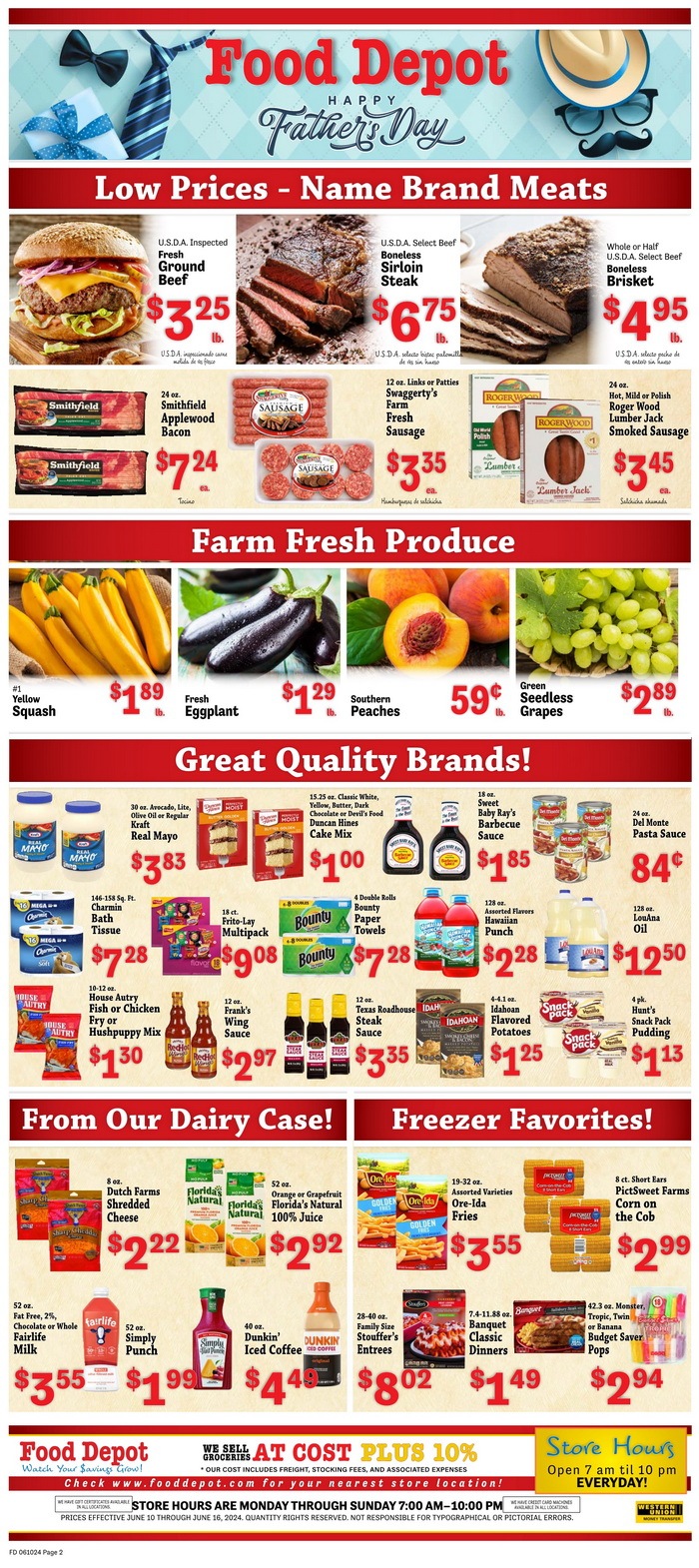 Food Depot Weekly Ad Jun 10 – Jun 16, 2024 (Father's Day Promotion ...