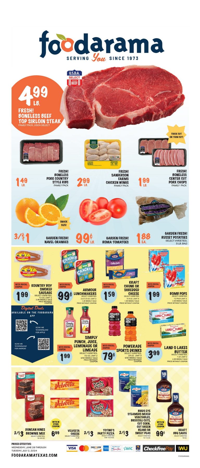 Foodarama Weekly Ad Jun 26 – Jul 02, 2024