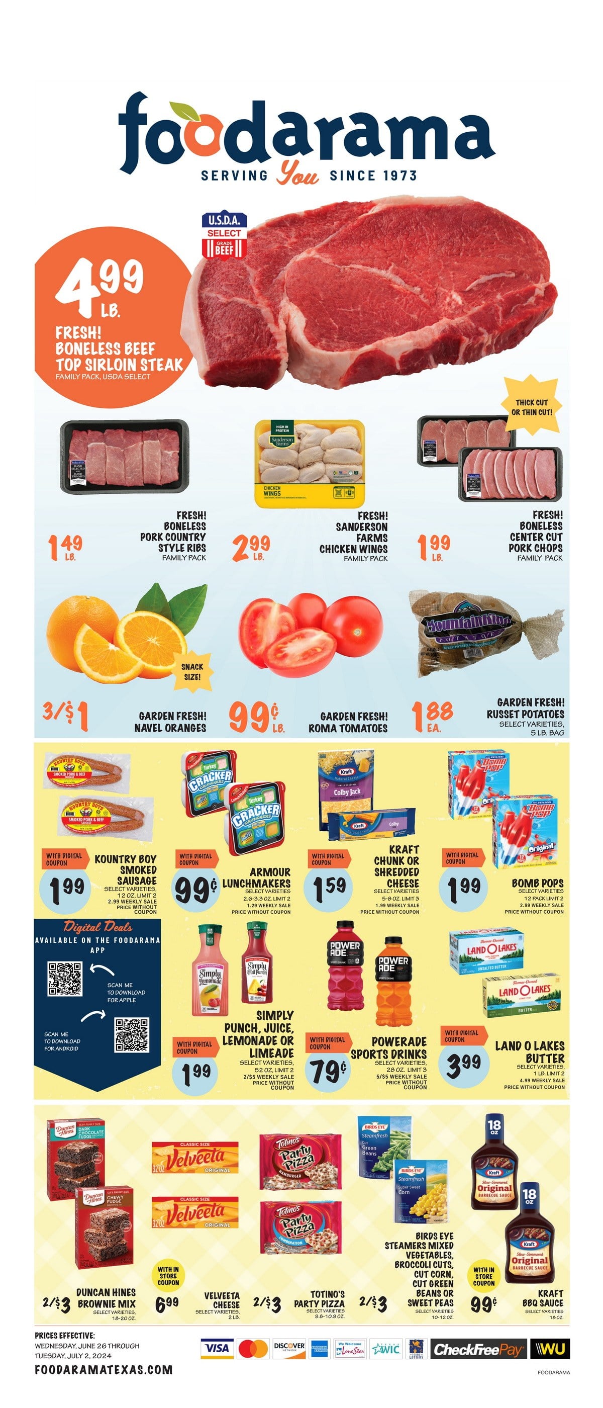 Foodarama Weekly Ad Jun 26 – Jul 02, 2024