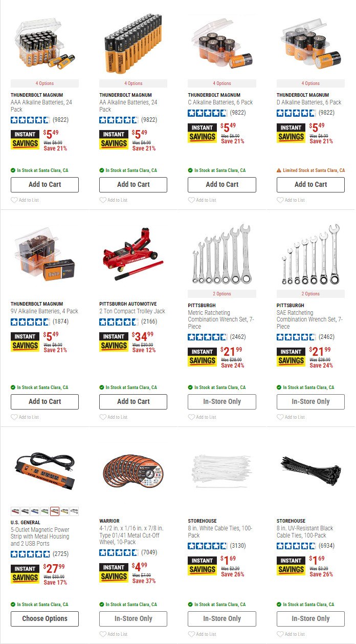 Harbor Freight Instant Savings Ad Jun 10 Aug 15 2024