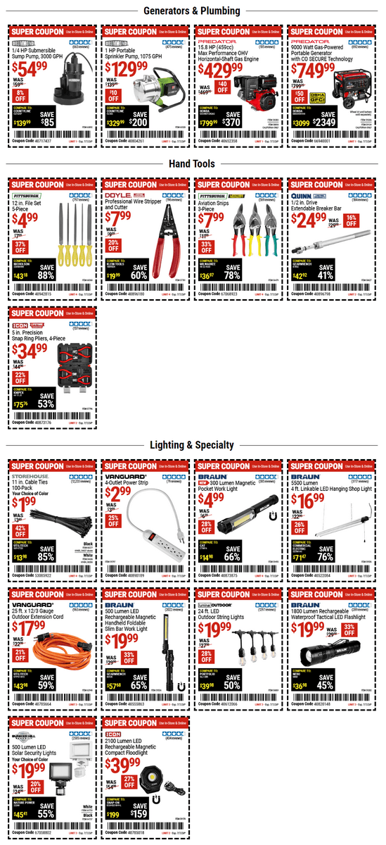 Harbor Freight Coupon Ad Jun 24 – Jul 07, 2024