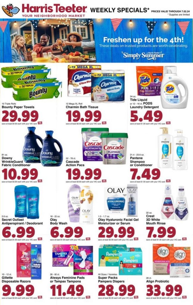 Harris Teeter Weekly Ad June 26 – July 02, 2024 (4th Of July Promotion ...
