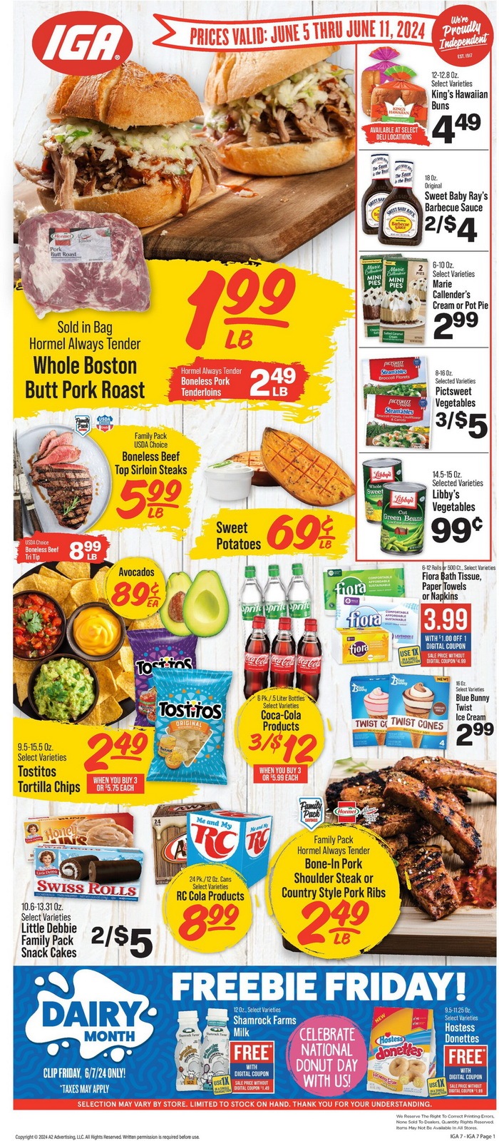 IGA Weekly Ad Jun 05 – Jun 11, 2024
