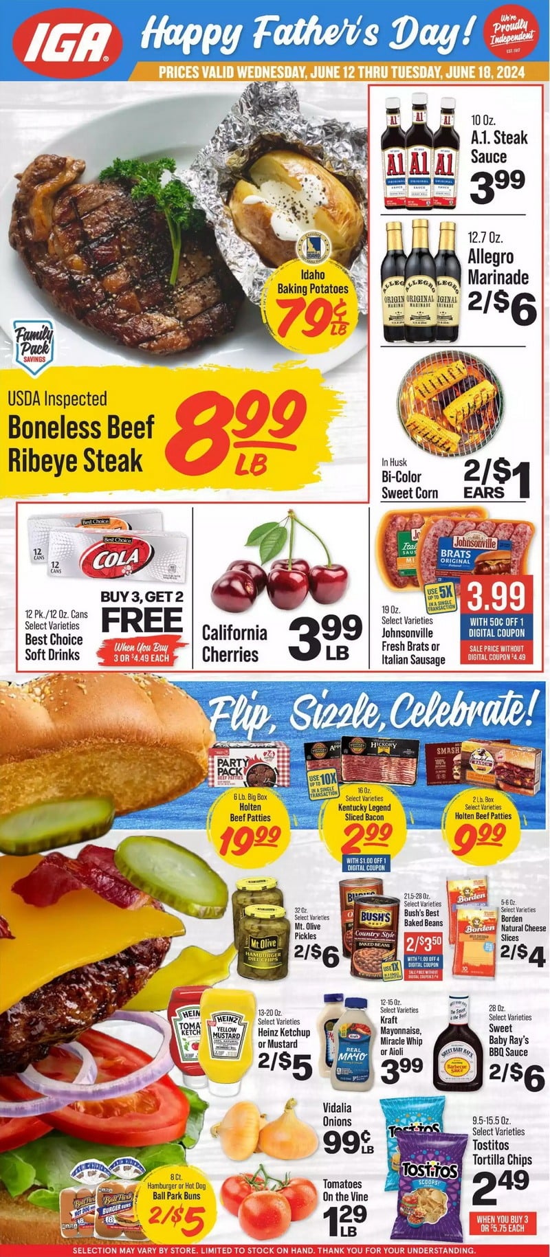 IGA Weekly Ad Jun 12 – Jun 18, 2024 (Father's Day Promotion Included)