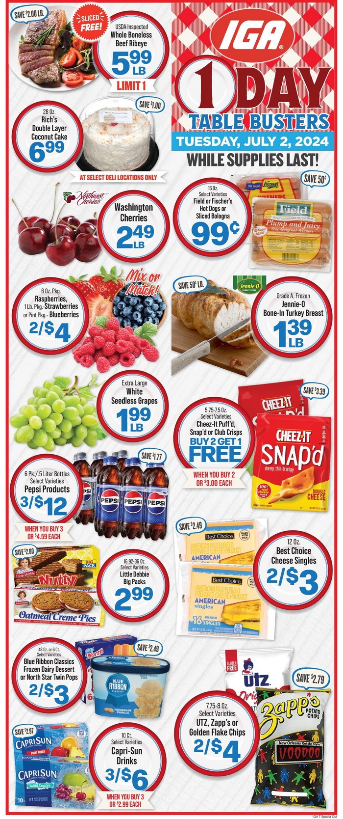 IGA Weekly Ad Jun 26 – Jul 02, 2024 (Independence Day Promotion Included)