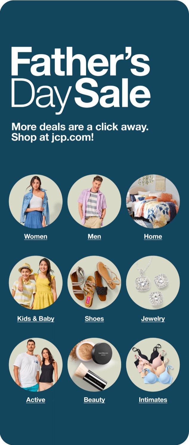 JCPenney Father's Day Sale Jun 13 – Jun 16, 2024