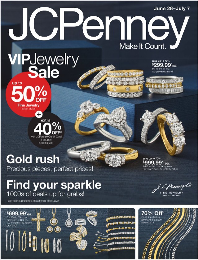 JCPenney VIP Jewelry Sale June 28 – July 07, 2024